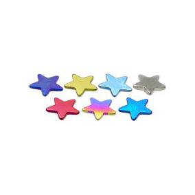 1.2mm Gauge Titanium Star Attachment - Internally-Threaded